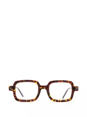 KUBORAUM P2 Tortoiseshell-effect Squared-frame Glasses - Brown