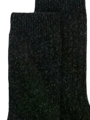 N.peal Ribbed Cashmere Socks