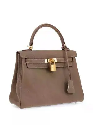 Hermès 2023 25 Kelly Leather Tote Bag
