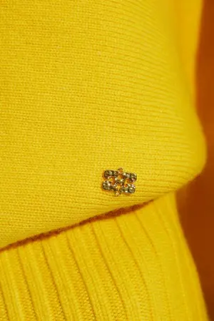 GANNI Wool Turtleneck Sweater