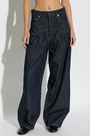 GANNI Loose-fit High-waisted Jeans
