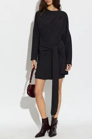 GANNI Asymmetrical Cut Dress
