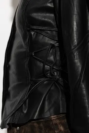 ALLSAINTS Leather Shirt ‘evanna
