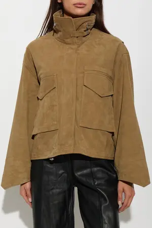 ALLSAINTS Suede Jacket ‘clay - Green