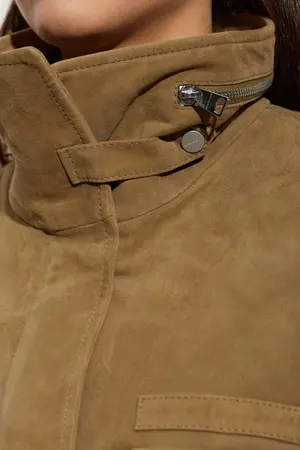 ALLSAINTS Suede Jacket ‘clay - Green