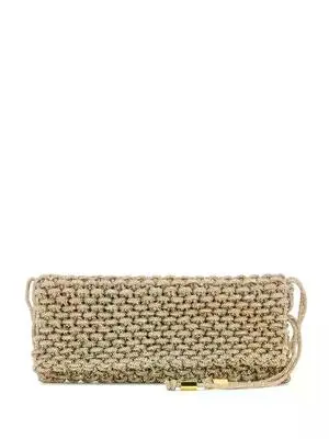 HIBOURAMA Aurora Crystal-embellished Shoulder Bag - Gold