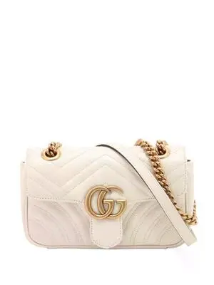Gucci 2000-2015 Small Gg Marmont Matelasse Calfskin Shoulder Bag