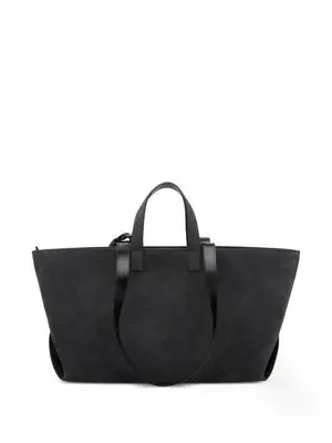 A.p.c. Large Le Drummer Suede Tote Bag - Grey