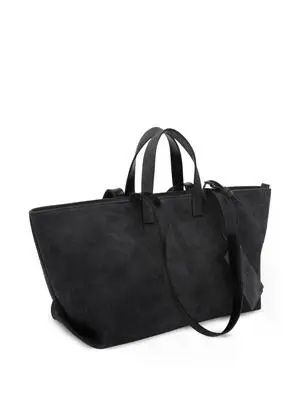 A.p.c. Large Le Drummer Suede Tote Bag - Grey