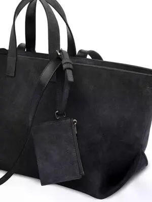 A.p.c. Large Le Drummer Suede Tote Bag - Grey