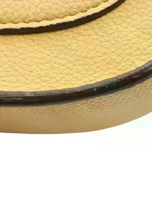 Celine 2010-2026 Small Grained Calfskin Trotteur Crossbody Bag - Yellow