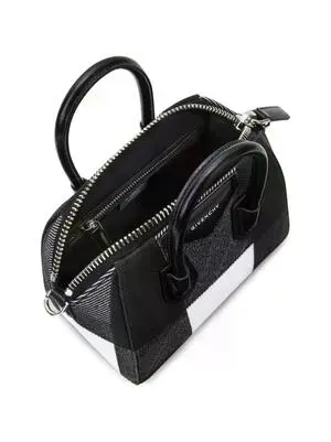 Givenchy Mini Embroidered Antigona Bag With Checks