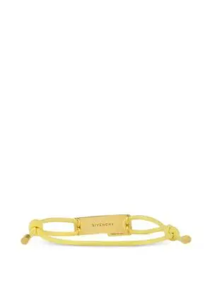 Givenchy Tape Cord Bracelet In Cotton And Metal
