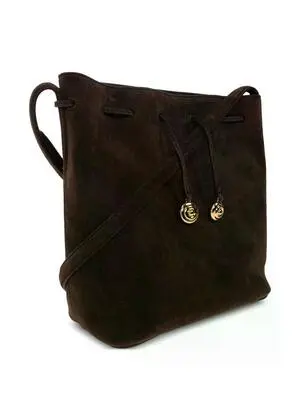 LIFFNER Charm Bucket Suede Bucket Bag