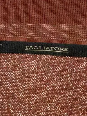 Tagliatore Textured Knit Polo T-shirt