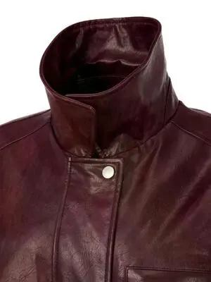STUDIO TOMBOY Zip-up Faux-leather Jacket
