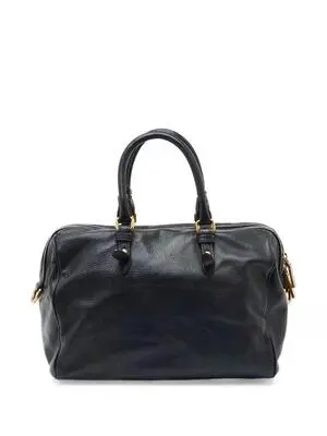 Versace Medusa Pebbled Satchel Bag