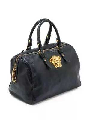 Versace Medusa Pebbled Satchel Bag