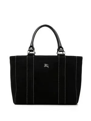 Burberry 2000-2017 Canvas Tote Bag - Black