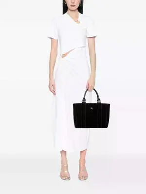 Burberry 2000-2017 Canvas Tote Bag - Black