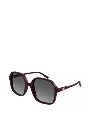 Valentino Garavani Vlogo Square-frame Sunglasses