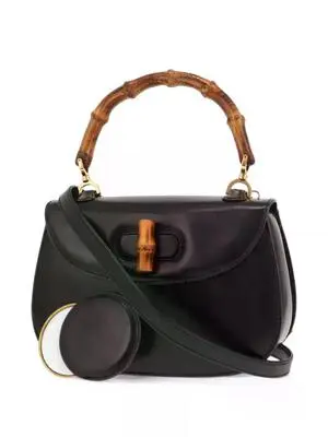 Gucci 2000s Bamboo Tote Bag - Black