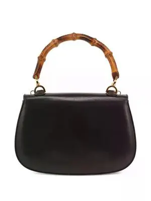 Gucci 2000s Bamboo Tote Bag - Black