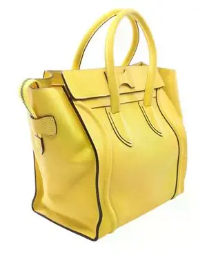Celine 2000-2015 Mini Leather Luggage Tote Bag