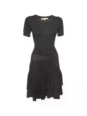 Maje Tiered-detail Dress