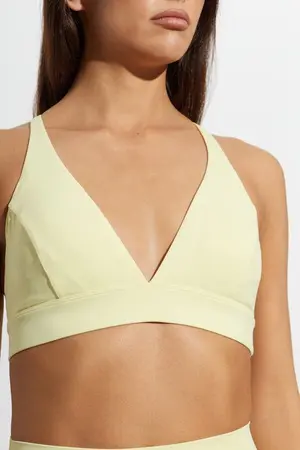 P.E Nation Lumen’ Sports Bra - Yellow