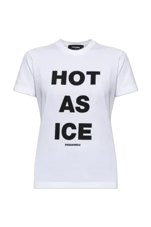 Dsquared2 Cotton T-shirt With Print White