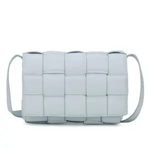 MKF COLLECTION BY MIA K. Ginger Woven Shoulder Bag Light - Blue