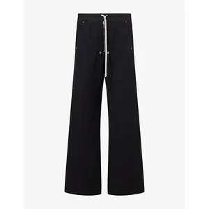 Rick Owens Geth Belas Wide-leg Cotton-blend Trousers