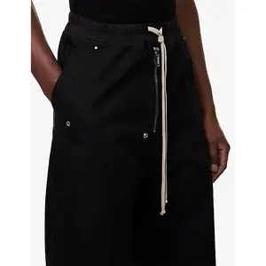 Rick Owens Geth Belas Wide-leg Cotton-blend Trousers