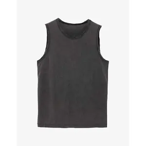 ALLSAINTS Jenny Round-neck Cotton Tank - Washed Black