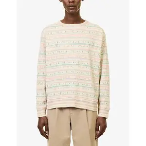 THAMES Fair Isle Patterned Cotton Top