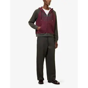 THAMES Stamp Brand-print Cotton-blend Hoody