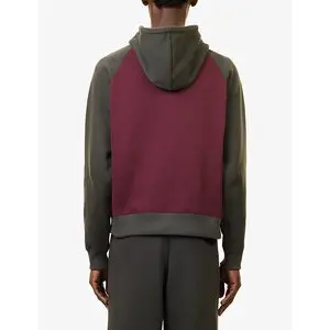 THAMES Stamp Brand-print Cotton-blend Hoody