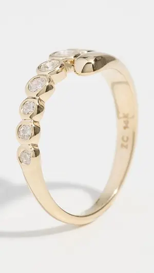 Zoe Chicco 14k Diamond Bypass Ring