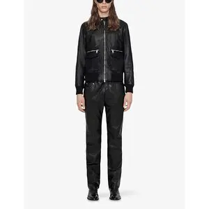 ALLSAINTS Hiro Zip-up Leather Bomber Jacket