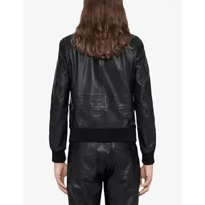 ALLSAINTS Hiro Zip-up Leather Bomber Jacket