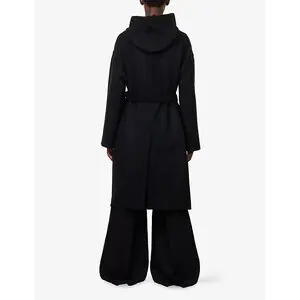 Rick Owens Tower Belted Wool Coat