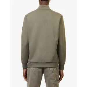 ARNE Interlock Stretch-jersey Sweatshirt - Sage