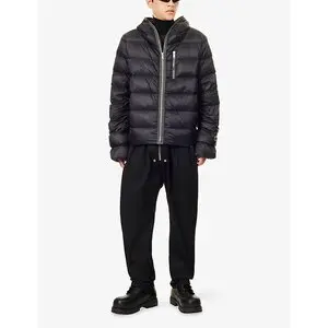 Rick Owens Zip-pocket Hooded Puffer Jacket - Black