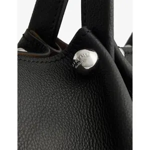 Max Mara Logo-embossed Leather Handbag