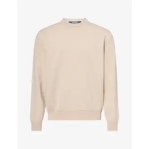 Jacquemus Ribbed-trim Wool Jumper - Light Beige