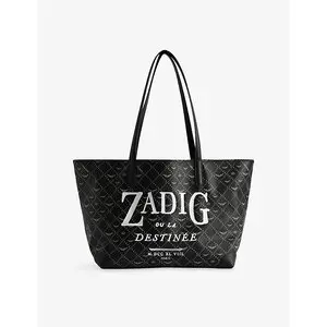 Zadig&Voltaire Z Shopper Xl Book Tag Coated-canvas Tote Bag