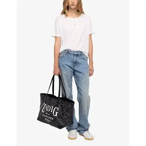 Zadig&Voltaire Z Shopper Xl Book Tag Coated-canvas Tote Bag