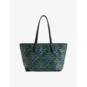 Zadig&Voltaire Z Shopper Punk Check Coated-canvas Tote Bag