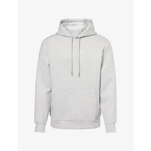 ARNE Interlock Stretch-jersey Hoody - Marl Grey